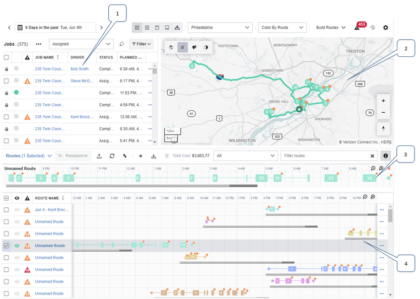 The Dispatch User Interface – Verizon Connect Enterprise Help