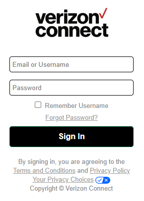 Signing In – Verizon Connect Enterprise Help