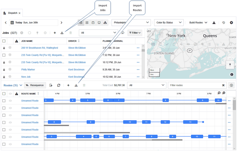 Importing Jobs and Routes – Verizon Connect Enterprise Help