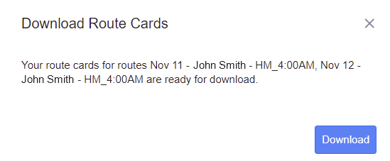 Creating Route Cards – Verizon Connect Enterprise Help