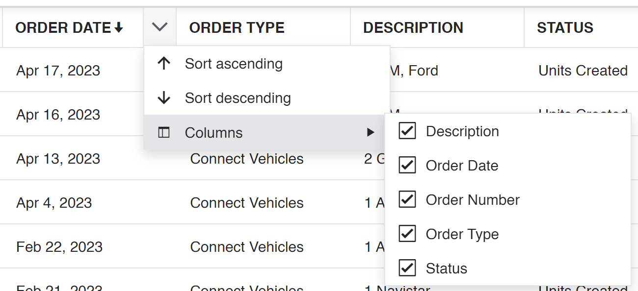 Viewing Hardware and Subscription Orders – Verizon Connect Enterprise Help
