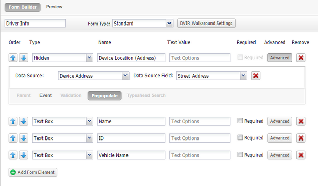Using Hidden Form Elements – Verizon Connect Enterprise Help
