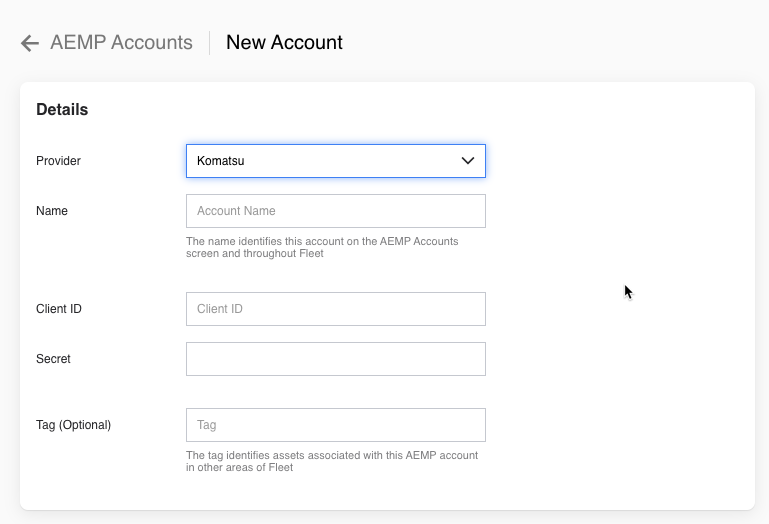 Adding AEMP Assets to Your Account – Verizon Connect Enterprise Help