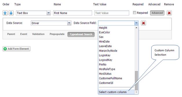 Using Typeahead Form Fields – Verizon Connect Enterprise Help
