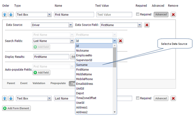 Using Typeahead Form Fields – Verizon Connect Enterprise Help