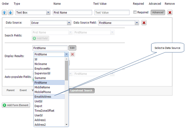 Using Typeahead Form Fields – Verizon Connect Enterprise Help