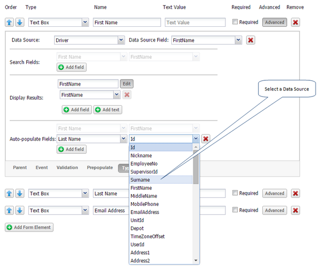 Using Typeahead Form Fields – Verizon Connect Enterprise Help