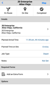 Job Screen – Verizon Connect Enterprise Help