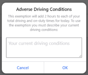 Enabling the Adverse Driving Exemption – Verizon Connect Enterprise Help